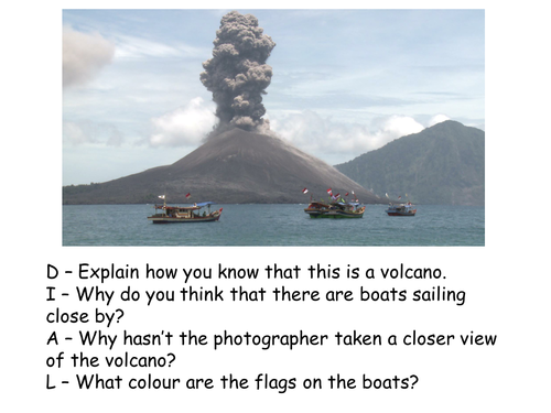 DIAL Reading activity about volcanoes | Teaching Resources