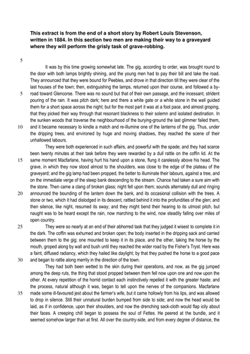 AQA English Language Paper 1 Creative Reading and Writing: Mini-unit on ...