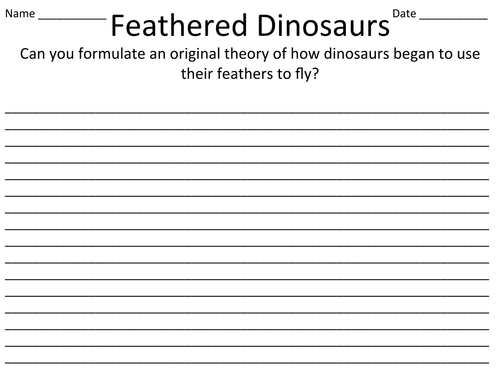 Feathered Dinosaurs PowerPoint | Teaching Resources