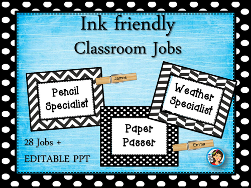 Classroom Jobs | Teaching Resources