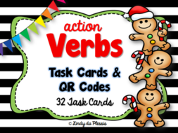 Action Verbs Task Cards | Teaching Resources