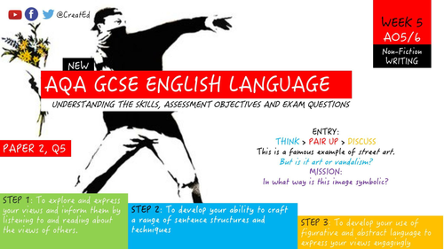 New GCSE Writing Skills (FULL UNIT), English Language, Paper 2B ...
