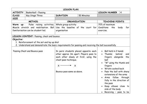 24 x Lesson Plans for Basketball - Yr 7,8 and 9 | Teaching Resources