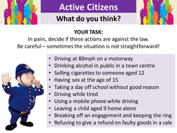 What are civil and criminal offences? | Teaching Resources