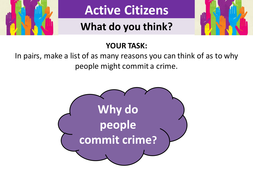 What causes people to commit crime? | Teaching Resources