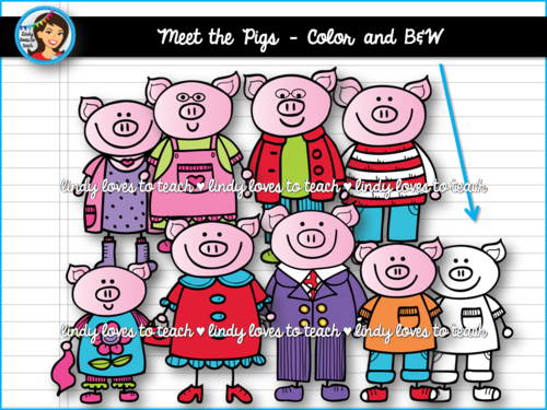 Pigs Clip Art | Teaching Resources