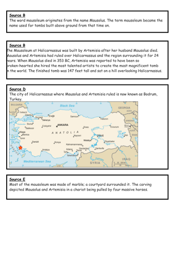 7 Ancient Wonders of the World SOL and resources | Teaching Resources