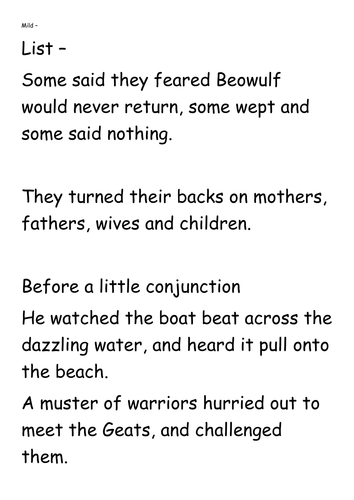 Beowulf story writing lesson plans for year 5/6 | Teaching Resources