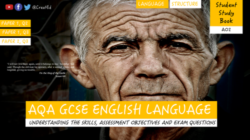 Pupil Revision Guide, NEW AQA GCSE English Language, AO2 Language and ...