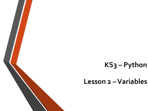 Python KS3 Lessons | Teaching Resources