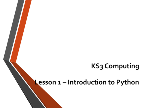Python KS3 Lessons | Teaching Resources