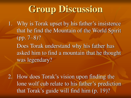 "Wolf Brother" by Michelle Paver | Teaching Resources