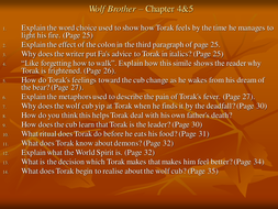 "Wolf Brother" by Michelle Paver | Teaching Resources