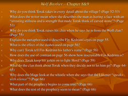 "Wolf Brother" by Michelle Paver | Teaching Resources