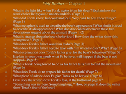 "Wolf Brother" by Michelle Paver | Teaching Resources
