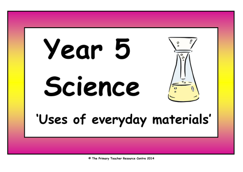 Year 5 Science Vocabulary Cards | Teaching Resources