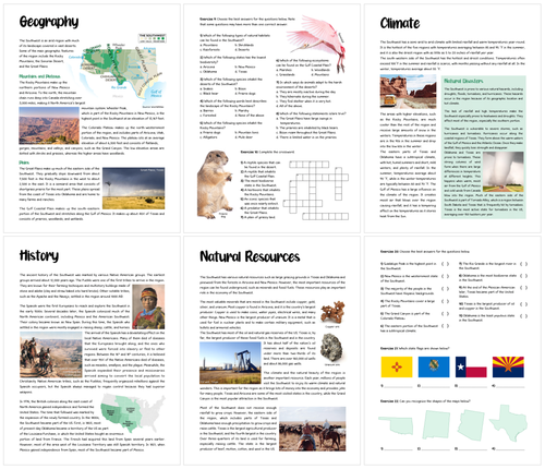 Regions of the United States: The Southwest | Teaching Resources