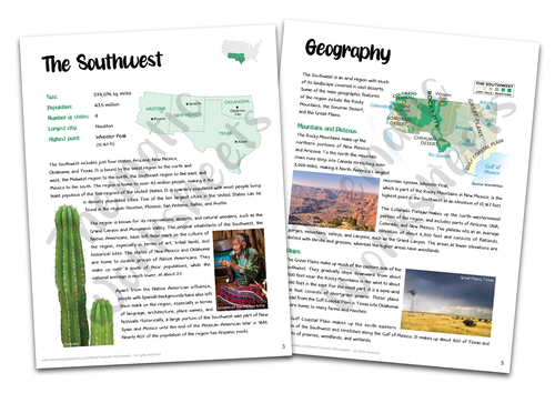 Regions of the United States: The Southwest | Teaching Resources