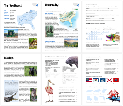 Regions of the United States: The Southeast | Teaching Resources