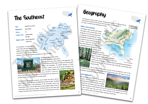 Regions of the United States: The Southeast | Teaching Resources