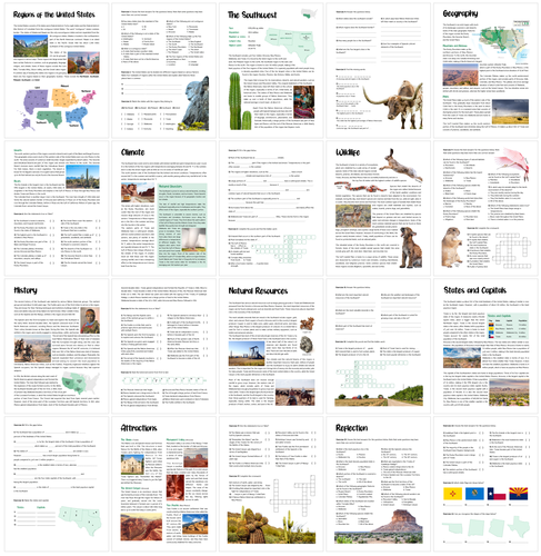 Regions of the United States: The Southwest | Teaching Resources