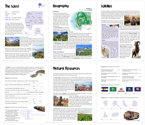 Regions of the United States: The West | Teaching Resources