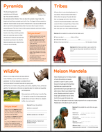 Africa (Fun stuff for elementary grades) | Teaching Resources