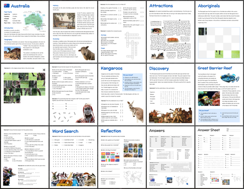 Australia (country study for elementary grades) | Teaching Resources