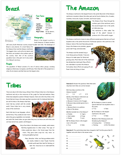 Brazil (country study for elementary grades) | Teaching Resources