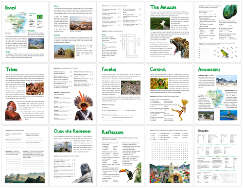 Brazil (country study for elementary grades) | Teaching Resources
