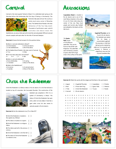 Brazil (country study for elementary grades) | Teaching Resources