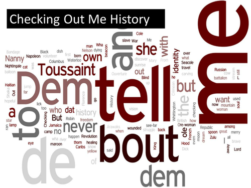 AQA Literature Poetry (Power and Conflict) - 'Checking Out Me History ...