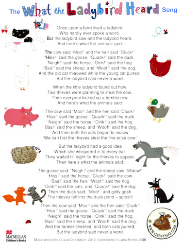 'What the Ladybird Heard' music plan (Reception) | Teaching Resources
