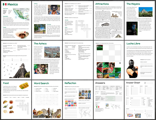Mexico (country study for elementary grades) | Teaching Resources