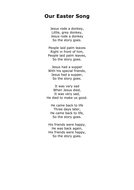 Our Easter Song - early years & KS1 Easter song - music for EYFS ...