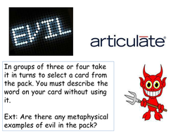 Evil and suffering - What is evil? | Teaching Resources