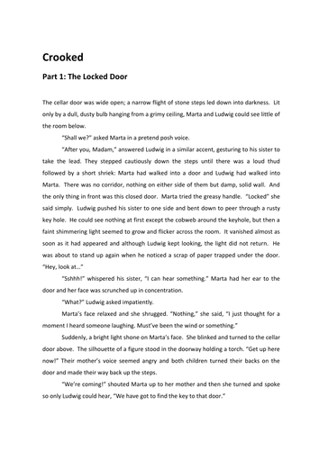 Narrative Writing: Crooked | Teaching Resources