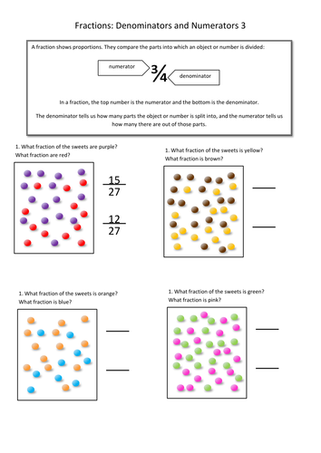 15 KS2 Fractions Worksheets by smithy123 - Teaching Resources - TES