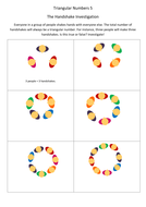 KS2 Triangular Numbers 5 Worksheets + Answers | Teaching Resources