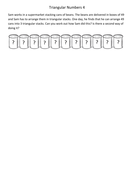 KS2 Triangular Numbers 5 Worksheets + Answers | Teaching Resources