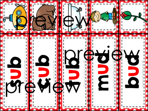 CVC Short U Flip Booklet and Worksheets | Teaching Resources