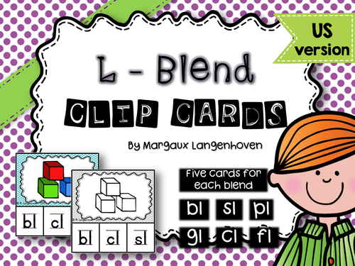 L - Blend Clip Cards | Teaching Resources