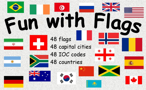 Fun with Flags. Learn flags, countries, capitals and IOC codes ...