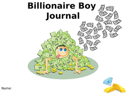 Billionaire Boy Reading/Writing Journal | Teaching Resources