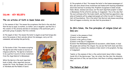 Islam GCSE Revision AQA | Teaching Resources