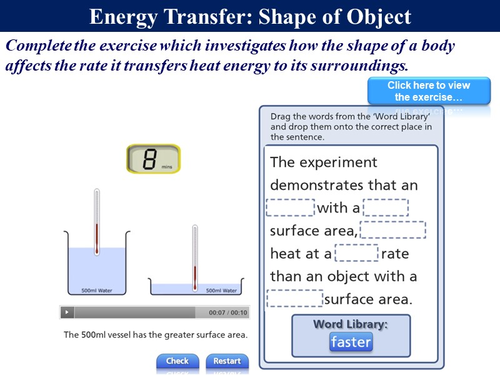 Phy_1.1 Energy Transfer By Heating | Teaching Resources