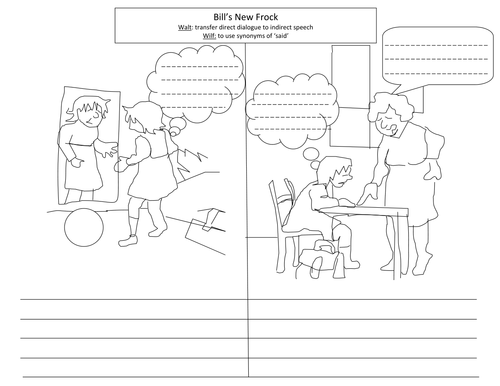 Bill's New Frock Guided Reading Planning | Teaching Resources