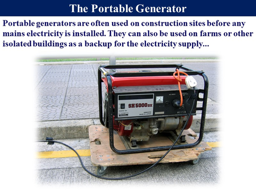 Phy_7.3 Electrical Generators | Teaching Resources