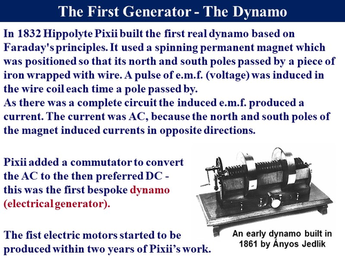 Phy_7.3 Electrical Generators | Teaching Resources