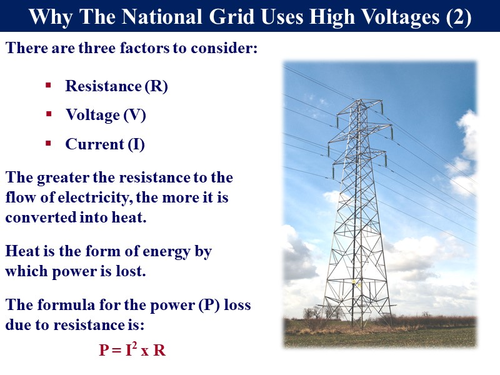 Phy_2.5 The National Grid (UK) | Teaching Resources